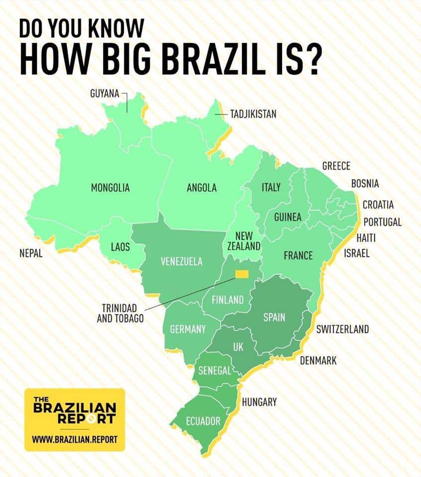 How Big Is Brazil Kazuko Nishimura